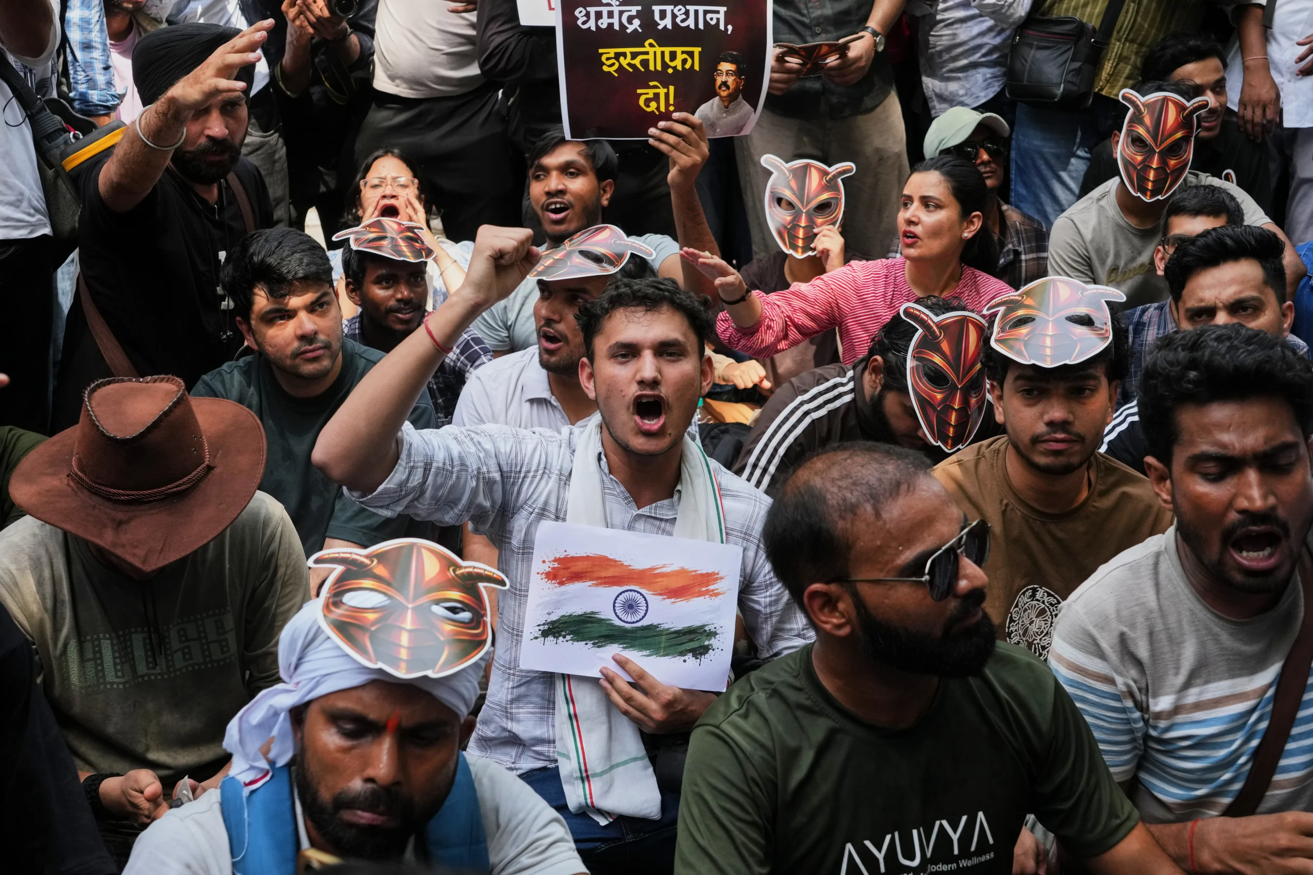 Cockroach Janta Party rallies in New Delhi for youth protests - Arshiya